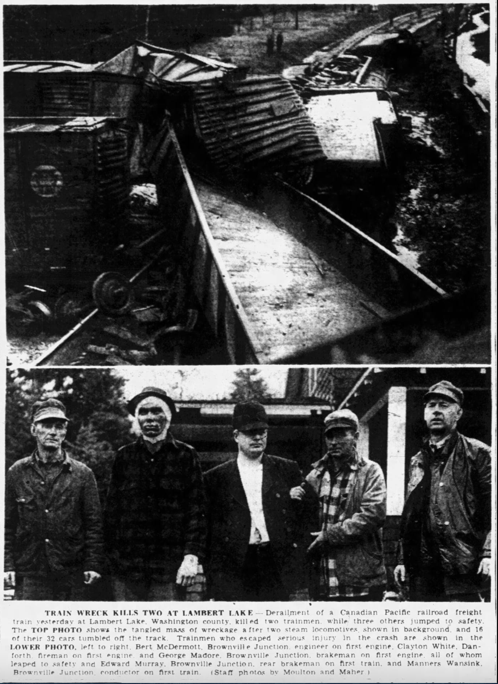 A Dark Morning in Lambert Lake – Vanceboro Historical Society