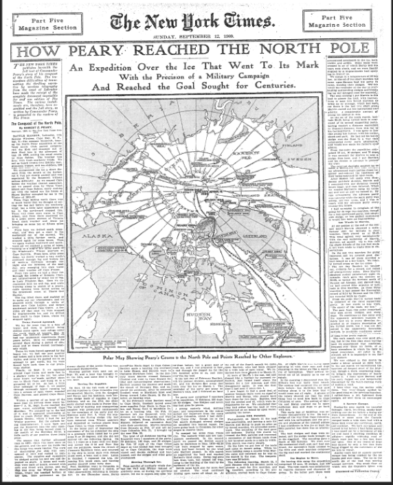 Commander Robert Peary–From the North Pole to Vanceboro – Vanceboro ...